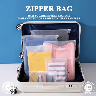 China Multi Use Reusable Plastic Zipper Pouch Plastic Bags With Zipper Slider for sale