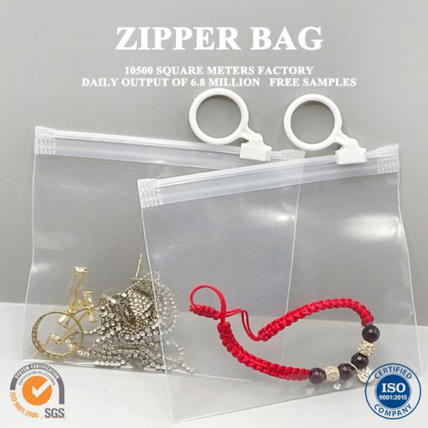 Quality Custom Thickened Clear Zipper Pouch High Capacity Slider Plastic Zipper Pouch for sale