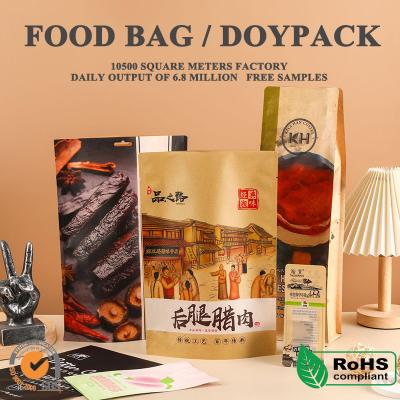 China FDA Approved Food Pouch Packaging ROHS With Clear View Window for sale
