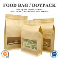 China Fully Leakproof Plastic Food Packaging Bag Space Saving With Reinforced Bottom for sale