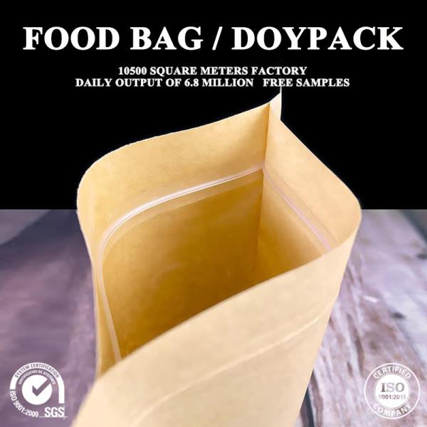 Quality Cold Resistant Freezer Bag Packaging Thickened Ziplock Food Packaging for sale
