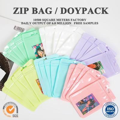 China Colorful Plastic Food Packaging Bag For Jelly Candy Fruit Marshmallow Sweet Confectionery for sale