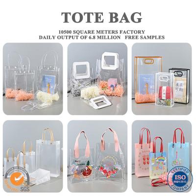 China Multi Size Clear Pvc Tote Bag Multi Functional Disposable Tote Bags for sale