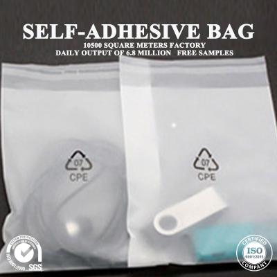 China Reusable Self Seal Packaging Bags Professional Self Sealing Treat Bags for sale