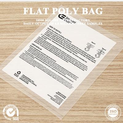 China Small Size Disposable Flat Poly Bag Portable for Cosmetic Samples, Lipsticks and Mini Beauty Supplies for sale