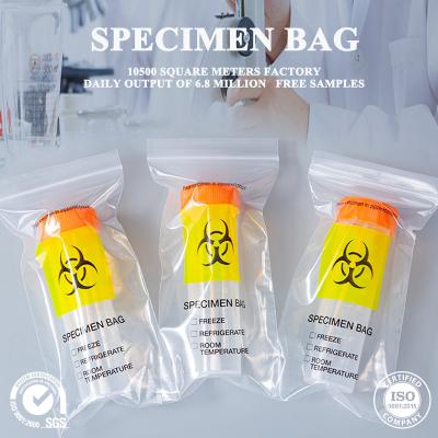 China Wholesale Multi-size Bio Specimen Bag Anti-leakage for Disease Control Center and Clinic Daily Sampling Work for sale
