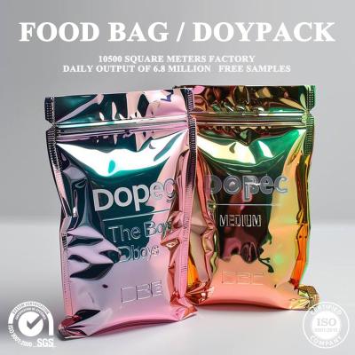 China Compostable PLA Stand Up Pouch with Multi-Layer Laminate and Odor Proof Resealable Zipper for Food Packaging for sale