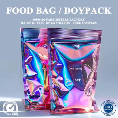 China Transparent BOPP Stand Up Zipper Bag with Resealable Zipper for Food-Grade Safety Packaging for sale
