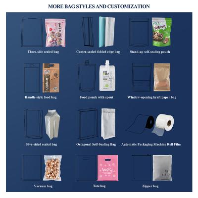 China Transparent Odor Proof Multi-Layer Laminate Stand Up Pouch for Bulk Food Packaging for sale