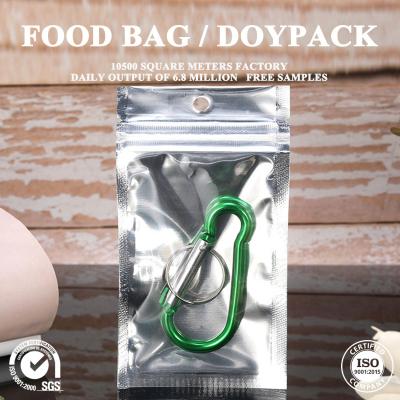 China White Kraft Stand Up Zipper Bag with One-way Valve and Multi-layer Laminate for Coffee Beans & Cocoa Powder for sale