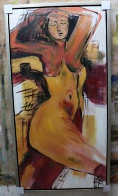 China hand painted modern pop art oil painting for sale