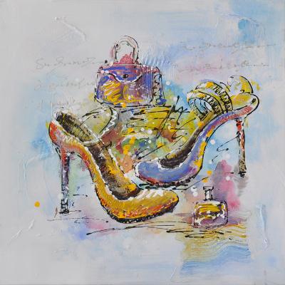 China hand painted modern pop art oil painting for sale