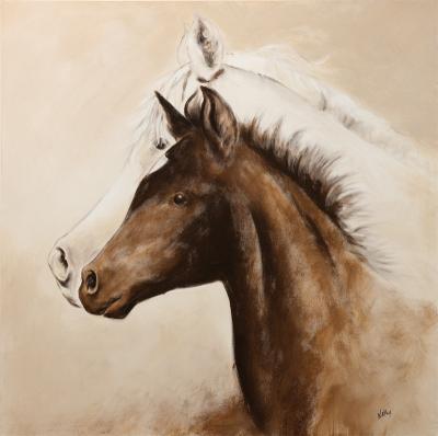 China realism animal oil painting on canvas for sale