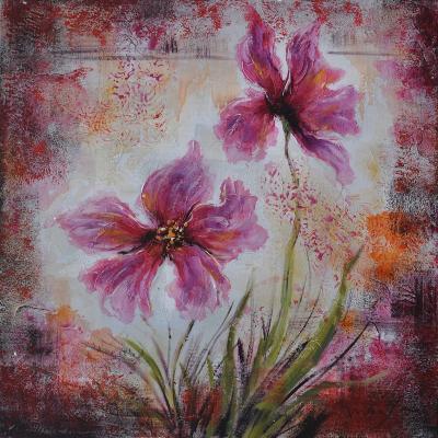 China decoration flower oil painting for hotel for sale