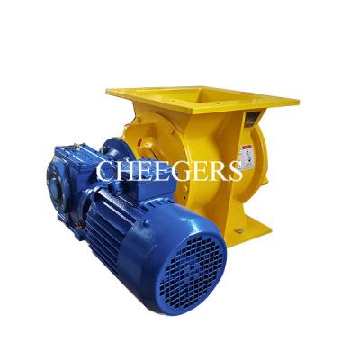 China Q235 Blow Through Rotary Airlock Valve 3 Tons/h 5L Rotary Feeder In Cement Plant for sale