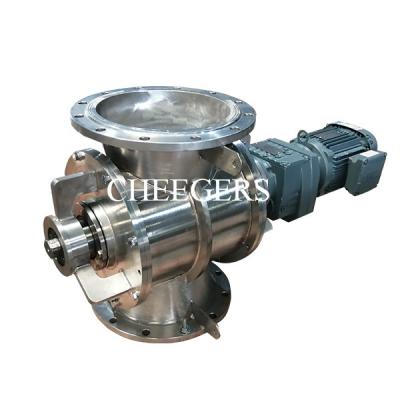 China De ronde Roterende Klep van de Stofcollector 16 Duim Op zwaar werk berekende Roterende Airlock Voeder Te koop