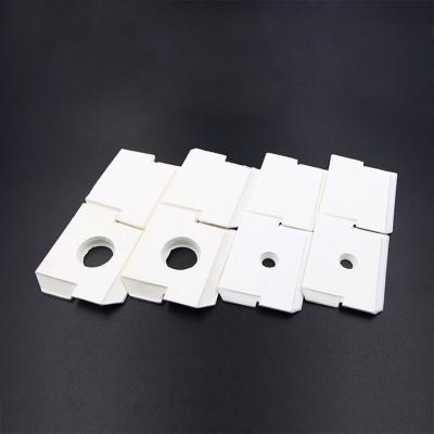 China Custom Cut Shaped Ceramic Wear Parts Direct Replacement Solution To Solve Severe Abrasion In Specific Equipment for sale