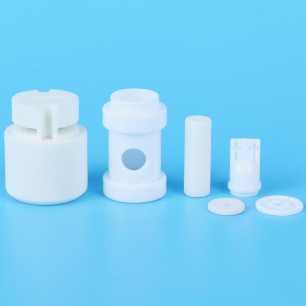 Quality Industrial Electrical Alumina Ceramics Al2O3 Casting Tube Structure Ceramic Cutting Service for sale