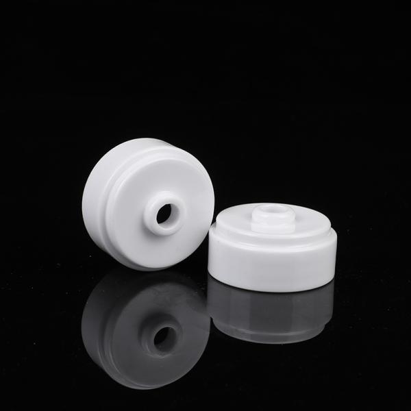 Quality Customized Alumina Ceramics Caps High Temperature Al2o3 Tube Pipe Bush Hardness for sale