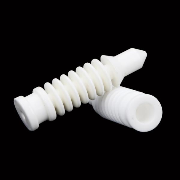 Quality White Alumina Ceramic Rod Precision Insulating Industrial Ceramic Parts Al2O3 95% 99% for sale