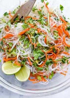 Cina Vermicelli cinesi asiatici puri Mung Bean Glass Noodles Thick in vendita