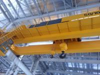 Quality 63Ton Electris Double Girder Overhead Crane Applies To Construction Site Lifter for sale
