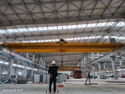 China 20T Electric Double Girder Overhead Crane with 7.5-31.5m Span for sale