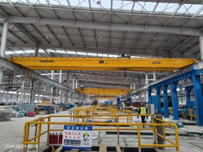 China 20T Double Girder Overhead Crane with 7.5-31.5m Span A5 Duty for sale