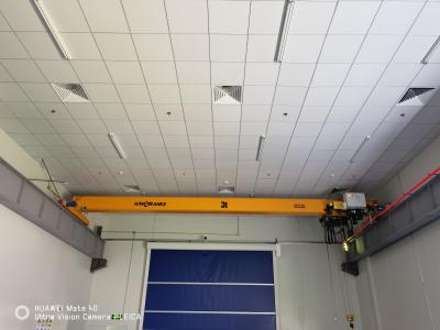 China Electric Single Girder Overhead Crane 1.6T-20T Lifting Load 7.5-31.5m Span for sale
