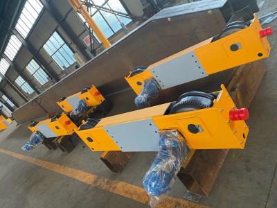 China European Style Double Girder Overhead Crane End Carriage 80Ton Workshop for sale