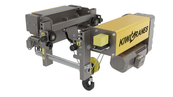 Quality 5 Ton 9m Electric Single Girder Wire Rope Hoist With Motorized Trolley for sale