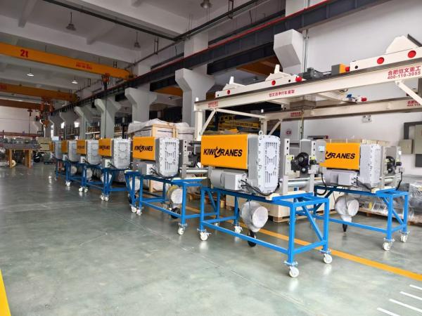 Quality 5 Ton 9m Electric Single Girder Wire Rope Hoist With Motorized Trolley for sale