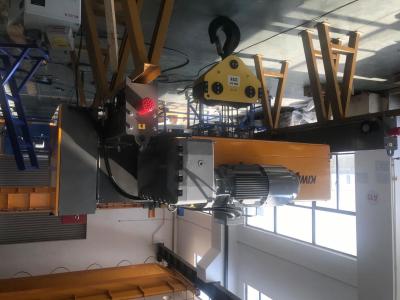 China Double Girder Electric Wire Rope Hoist With Electric Trolley 25 Ton for sale