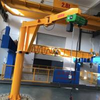 Quality 0.2t-0.5t Free Standing Articulating Jib Crane With Intelligent Lifting Device for sale