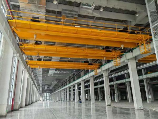 Quality Workshop Electric Double Girder Overhead Crane 20 Ton Span 22m for sale