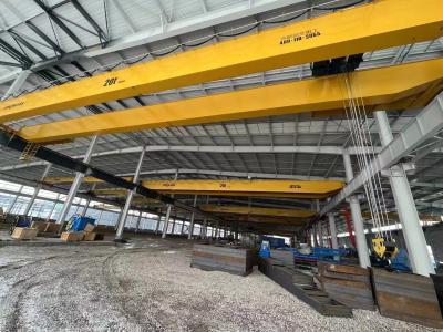 China European double-girder overhead crane adopts optimized steel structure and precision welding for sale
