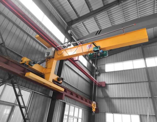 Quality Wall Mounted Jib Crane With Electric Hoist Free Standing Low Clearance 2000kg for sale