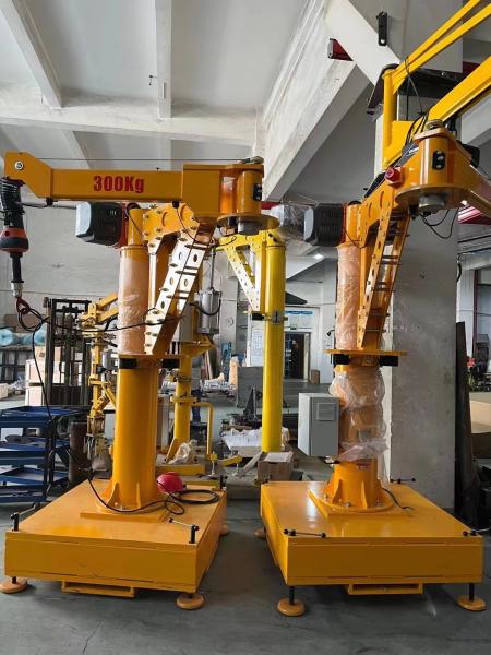 Quality Free Standing Articulating Jib Crane With Intelligent Workshop use 300kg for sale
