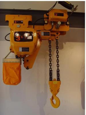 China Single-Speed Dual-Speed Electric Chain Hoist with Magnetic Brake 3.3m/min for sale