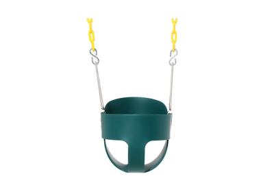 China Coated High Back Full Toddler Bucket Swing Seat , Baby Garden Swing Heavy Duty for sale