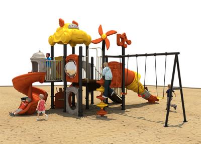 China Galvanized Steel Outdoor Playground Equipment , Kids Playground Equipment For Big Park for sale