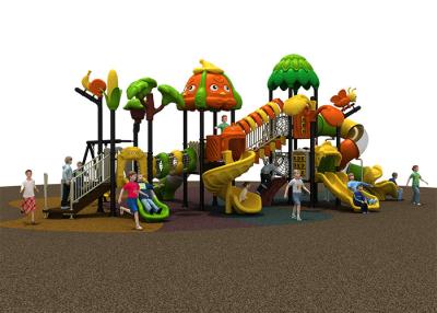 China Anti Skid Tree Design Plastic Outdoor Playset With Two Swings For 20 Kids for sale