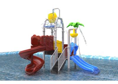 China Comfortable Blue Backyard Outdoor Water Playground Robot Welding Technology For Summer for sale