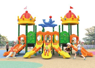 China Fashionable Commercial Playground Kids Outdoor Plastic Slide 2-11 Years Old Using for sale