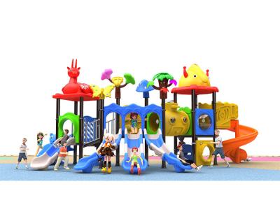 China Anti - Water Childrens Plastic Playground Fashion Kids Plastic Slide Set Game for sale