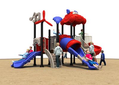 China Summber Carton House Theme Kids Outdoor Plastic Slide For Small Children Baby for sale