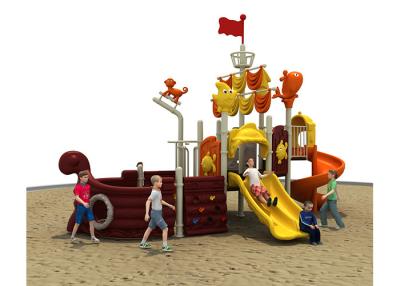 China Durable Carton House Theme Kids Outdoor Plastic Slide CE / ISO9001 Certified for sale