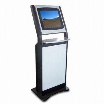 China Multimedia computer touch display public information printer payment kiosk machine / payment terminal kiosk for sale