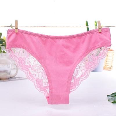 China Low Price Sexy Lace Transparent Ladies Underwear Panties en venta