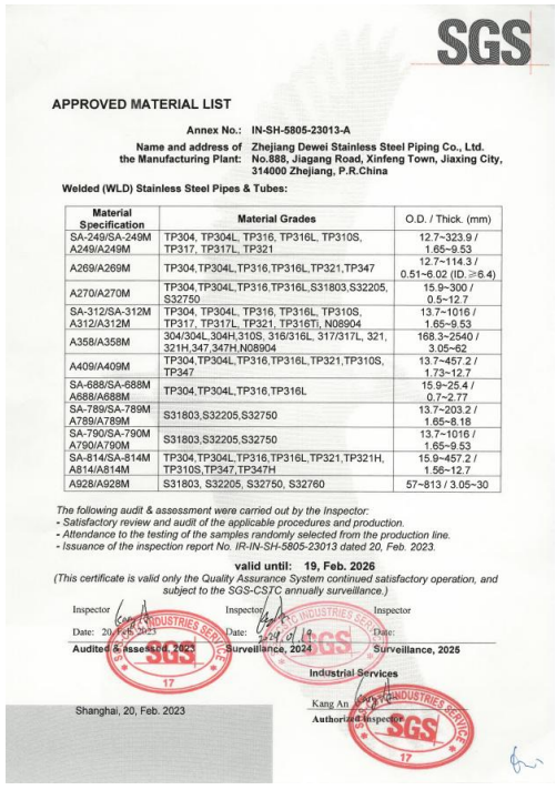 N06625 High-Strength Stainless Steel Bright Annealed Tube for Demanding Industrial Environments 52
